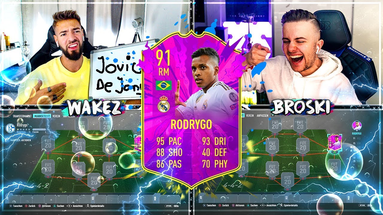 FIFA 20: FUTURE STARS RODRYGO Squad Builder Battle 🔥🔥 Gamerbrother vs ...