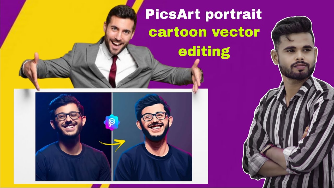 Carry minati PicsArt cartoon vector photo editing 😍 new design - YouTube