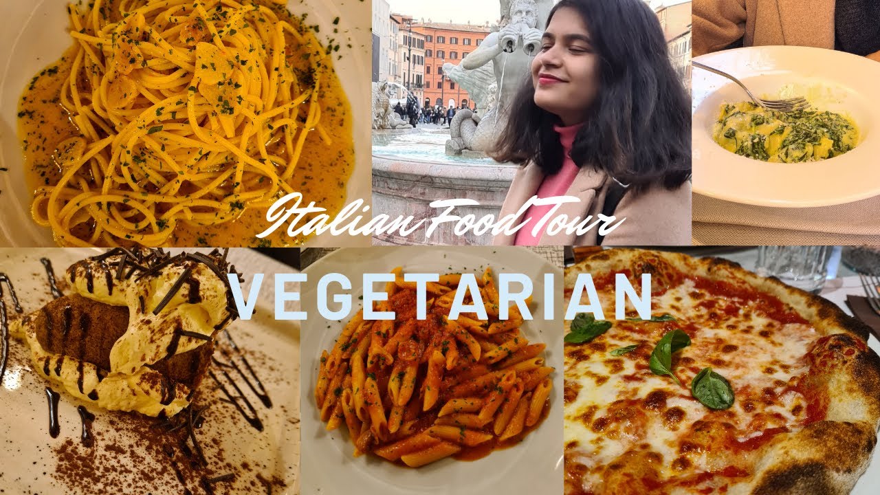 Italian Food Tour| Vegetarian Food Tour in Rome, Italy Realtime YouTube ...