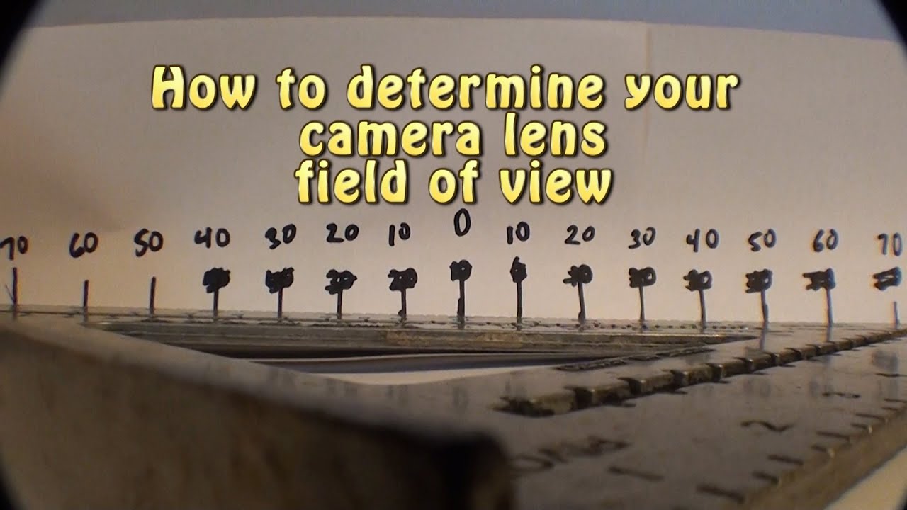 Determine your Camera Field of View. For dummies (like me) - YouTube