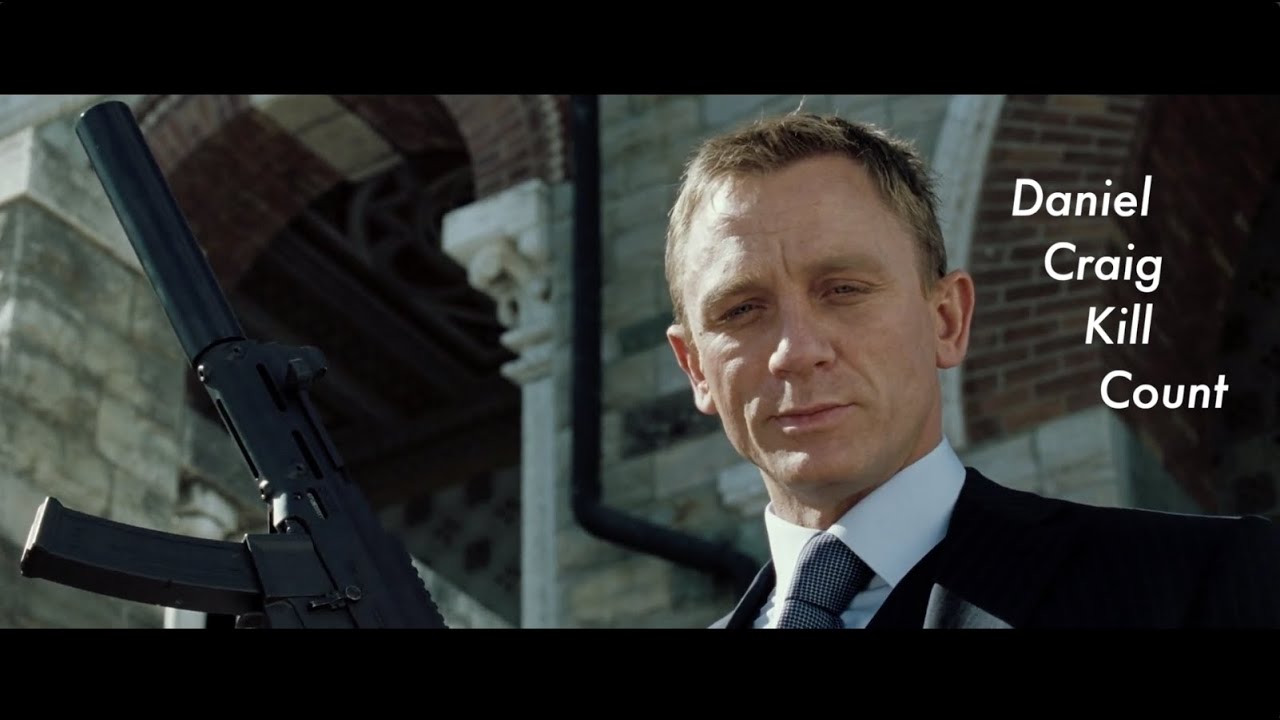 James Bond Kill Count - Daniel Craig (No Time To Die Included in 1080p ...