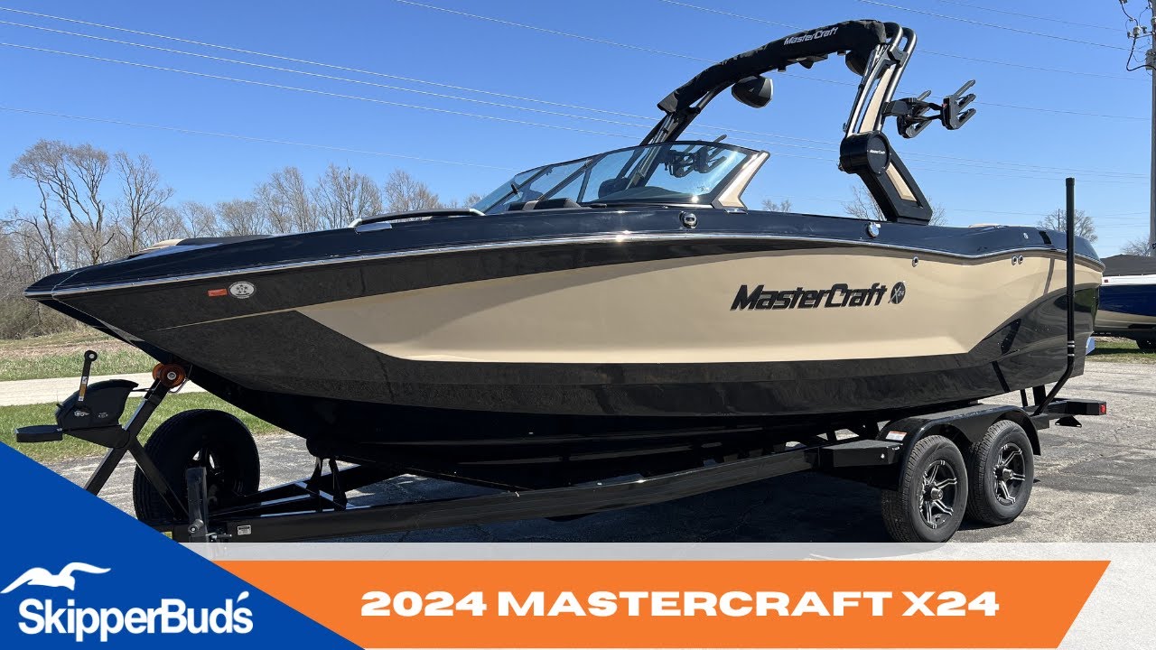 2024 Mastercraft X24 Wake Boat Tour SkipperBud's - YouTube