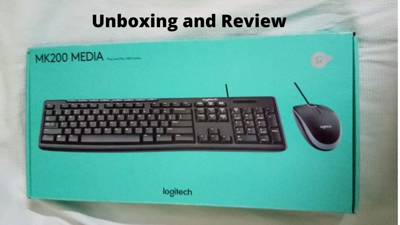 Logitech MK200 Multimedia Keyboard and Mouse Review - YouTube