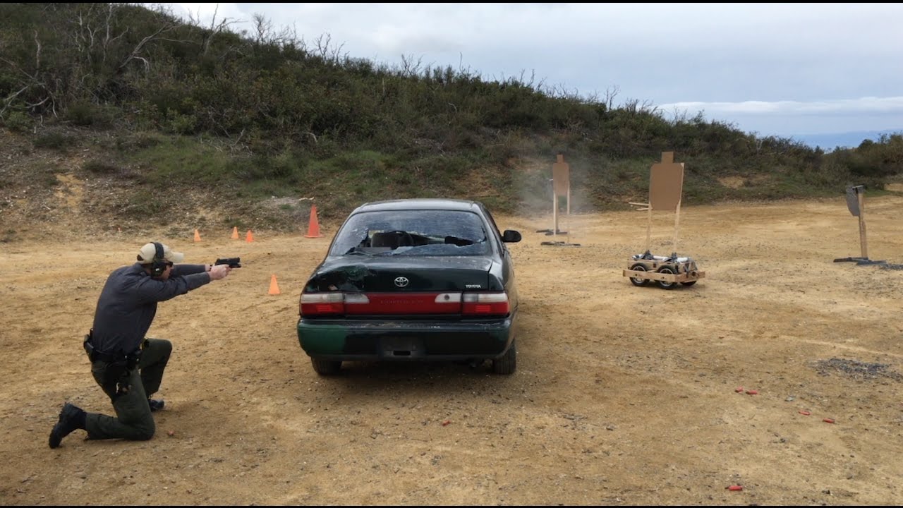 Vehicle Tactics Moving Target Drill w/ Guerrilla Approach - YouTube