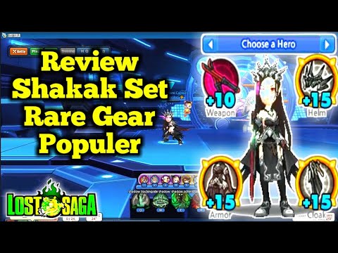 Review Rare Gear Populer Shakak Set Lost Saga - YouTube