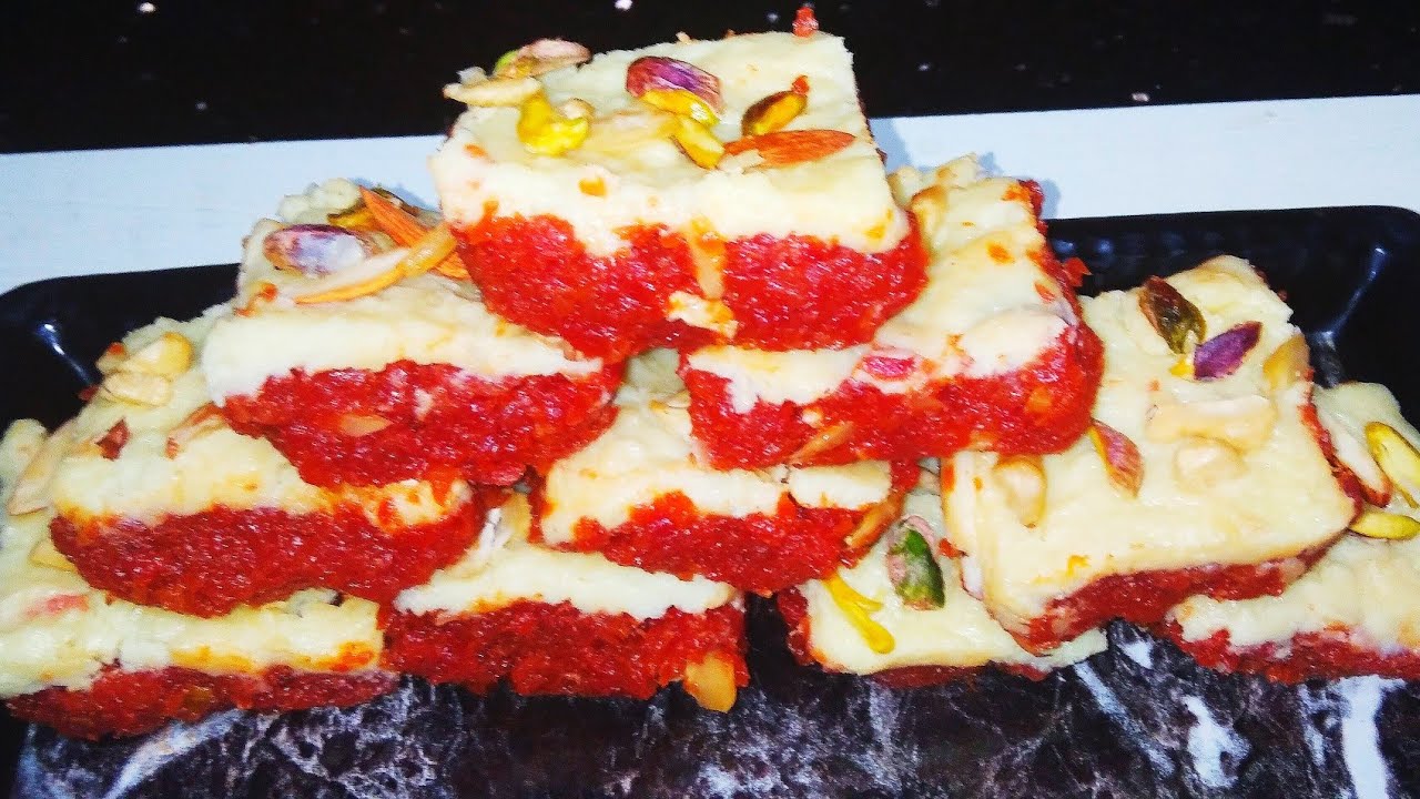 Gajar| Carrot barfi recipe | by Enjoy Food. - YouTube