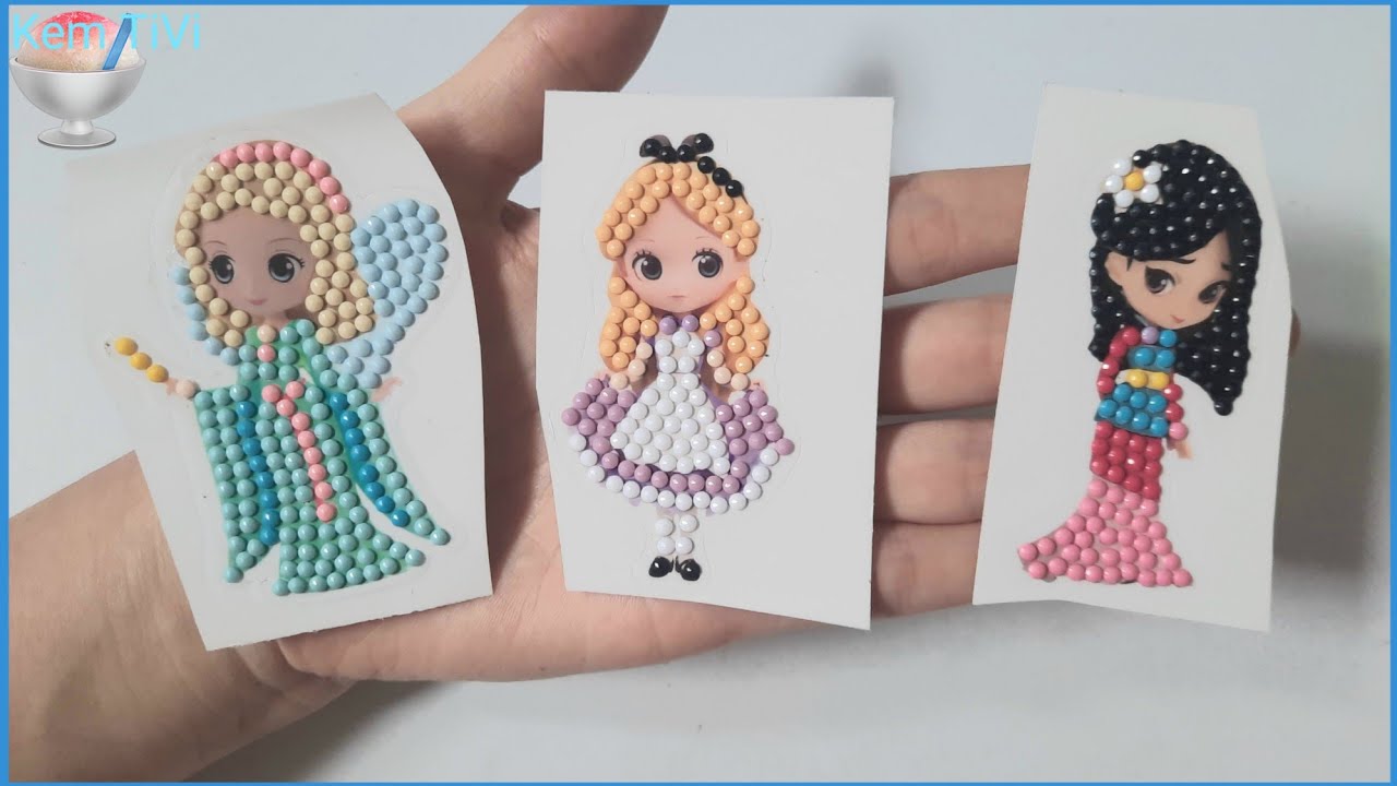 hình dán sticker công chúa bằng đá-Stone Princess STICKER stickers ...