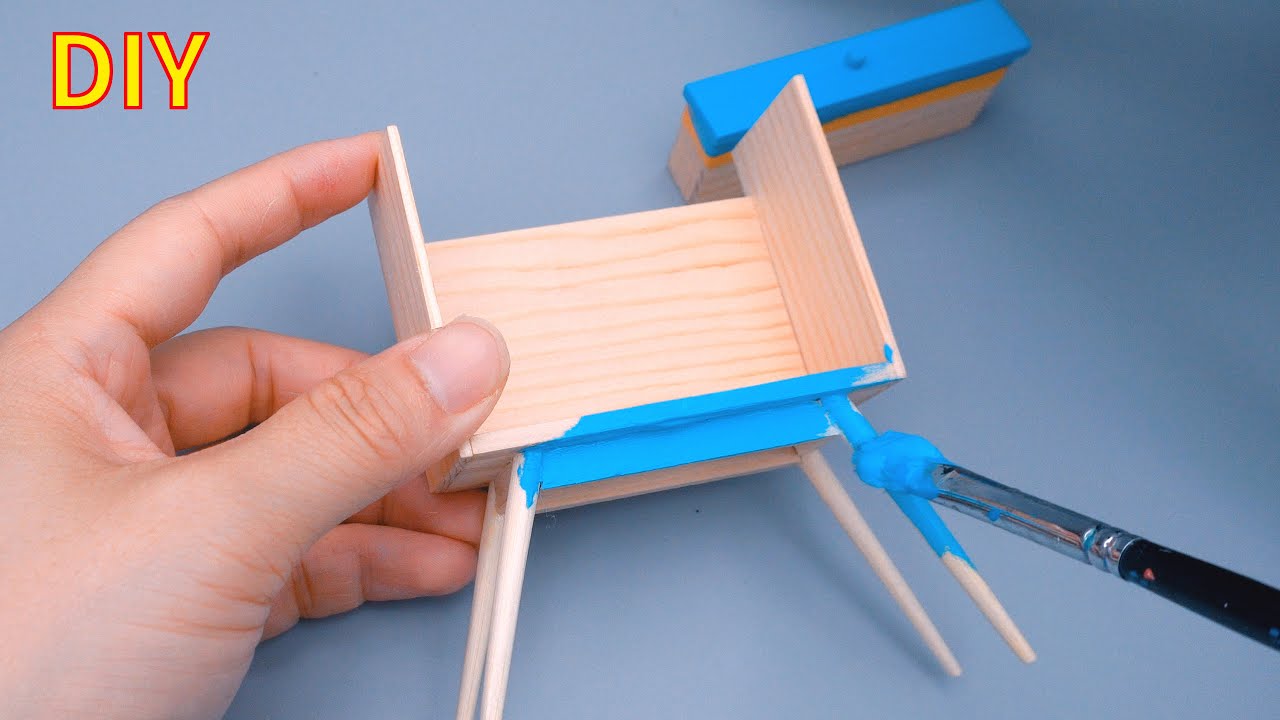 DIY miniature Show Drawer Cabinet Model Tutorial | Doll House ...