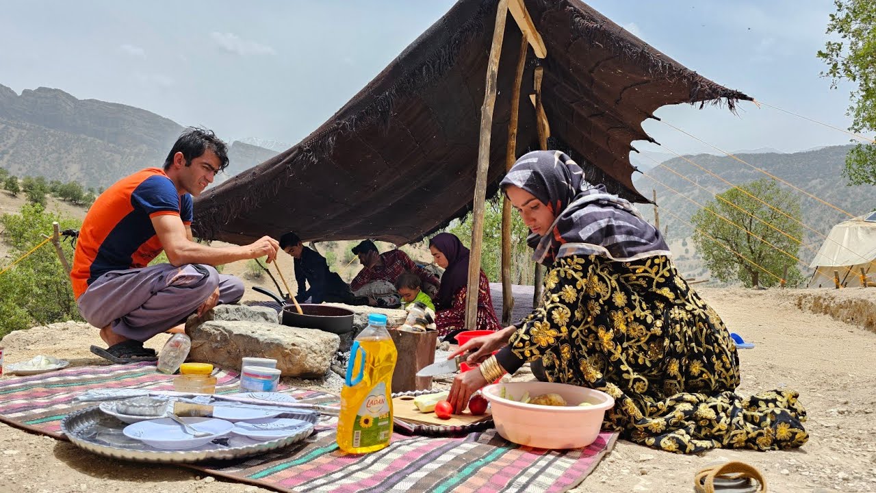 Nomads Make Delicious Goat Kebab | Farm-to-Table Experience - YouTube