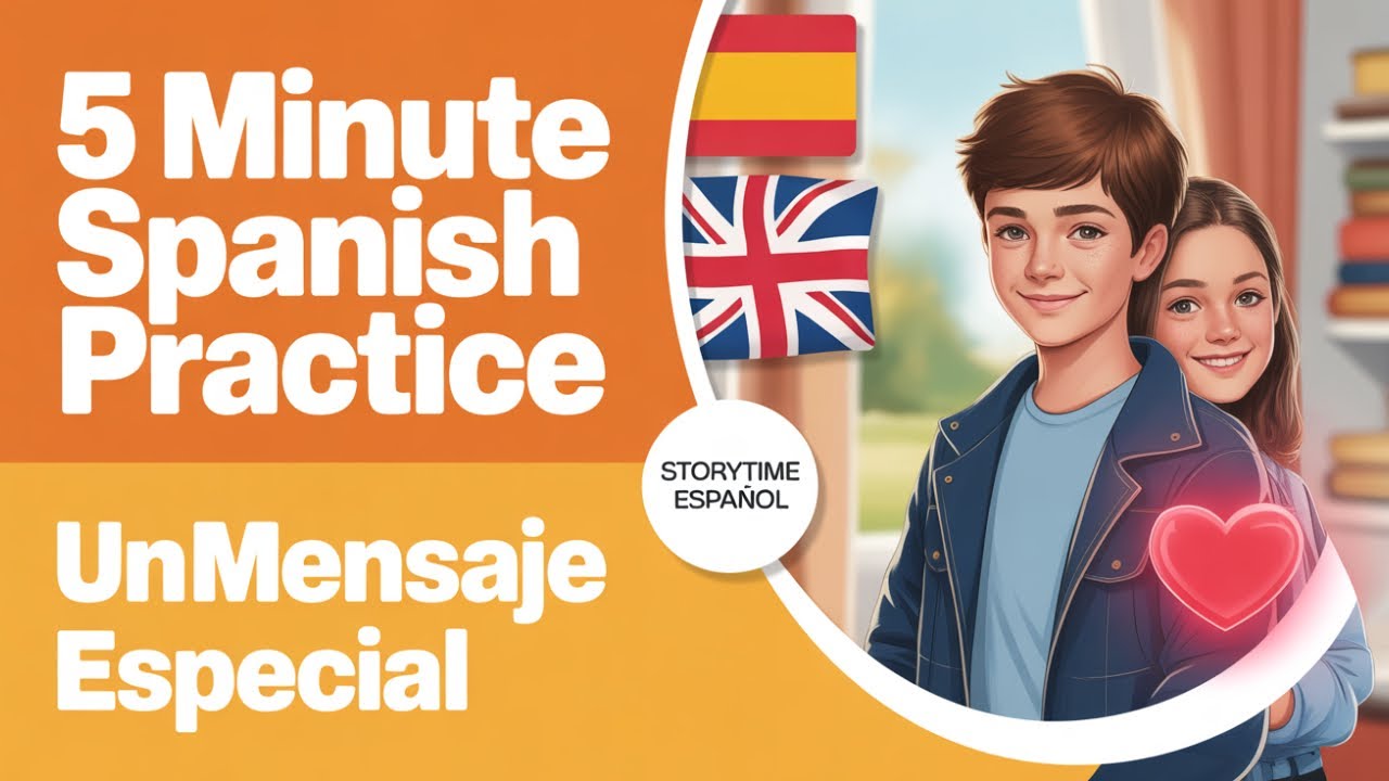 Un Mensaje Especial 💌 | 5 MINUTE Spanish Story with English Subtitles ...