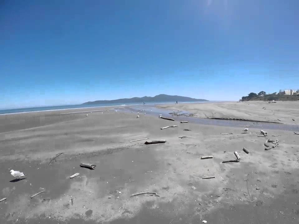 A day at Raumati beach - YouTube