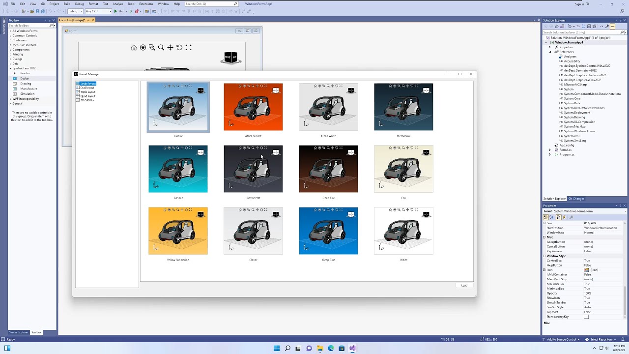 Eyeshot: Quick Start WinForms (up to version 2023) - YouTube