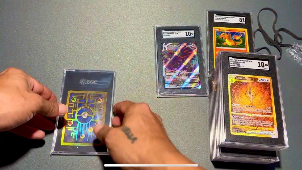 SGC Grading Reveal-13 Pokemon Cards - YouTube