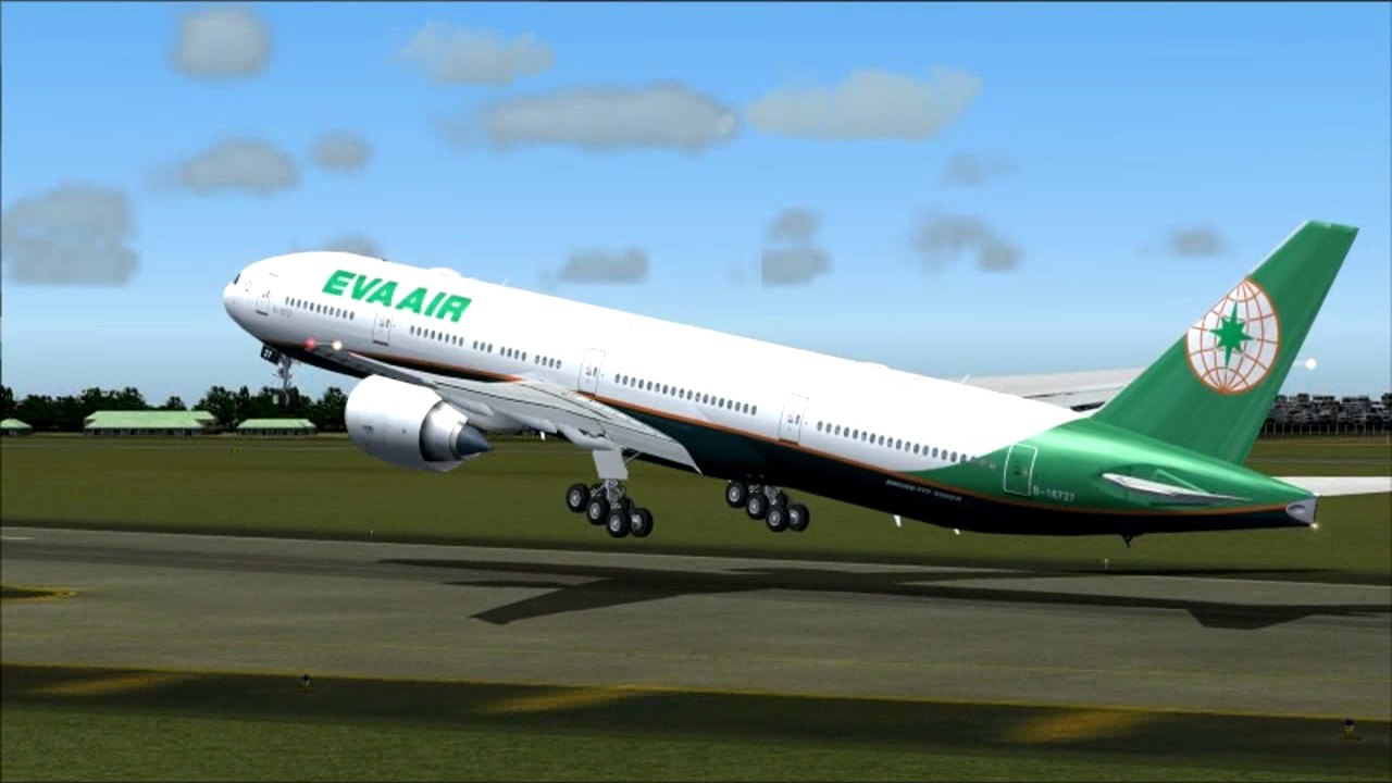 BR392 777-300ER EVA AIR HO CHI MINH - TAIPEI - YouTube