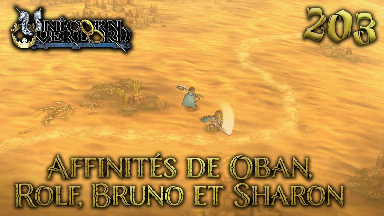 Affinités de Oban, Rolf, Bruno et Sharon [Unicorn Overlord] #203 - YouTube