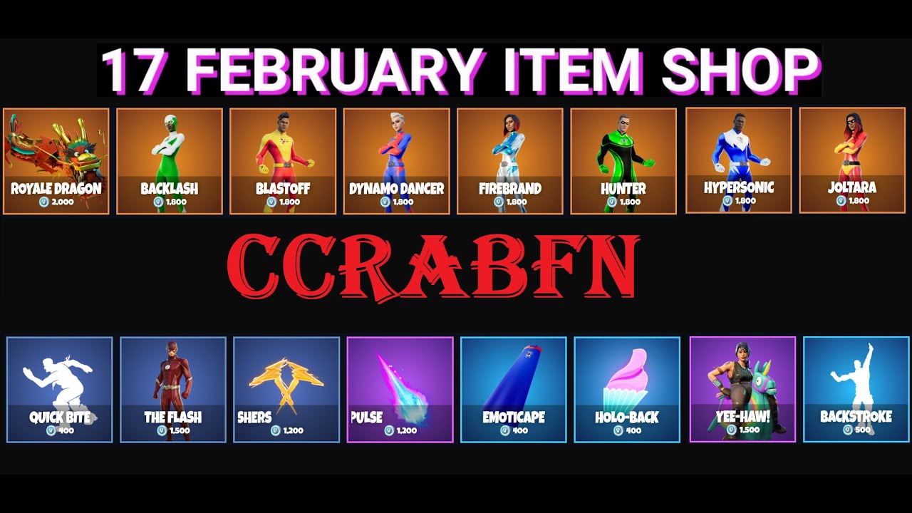 Fortnite Item Shop February 17, 2021 (Fortnite Battle Royale) SypherPK ...