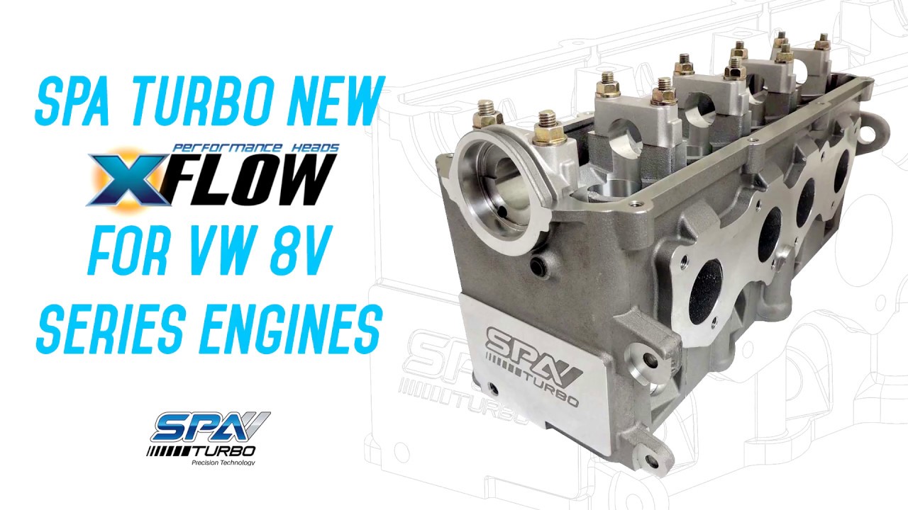 NEW SPA Turbo X-Flow! Cylinder head for VW ABA blocks engines - YouTube