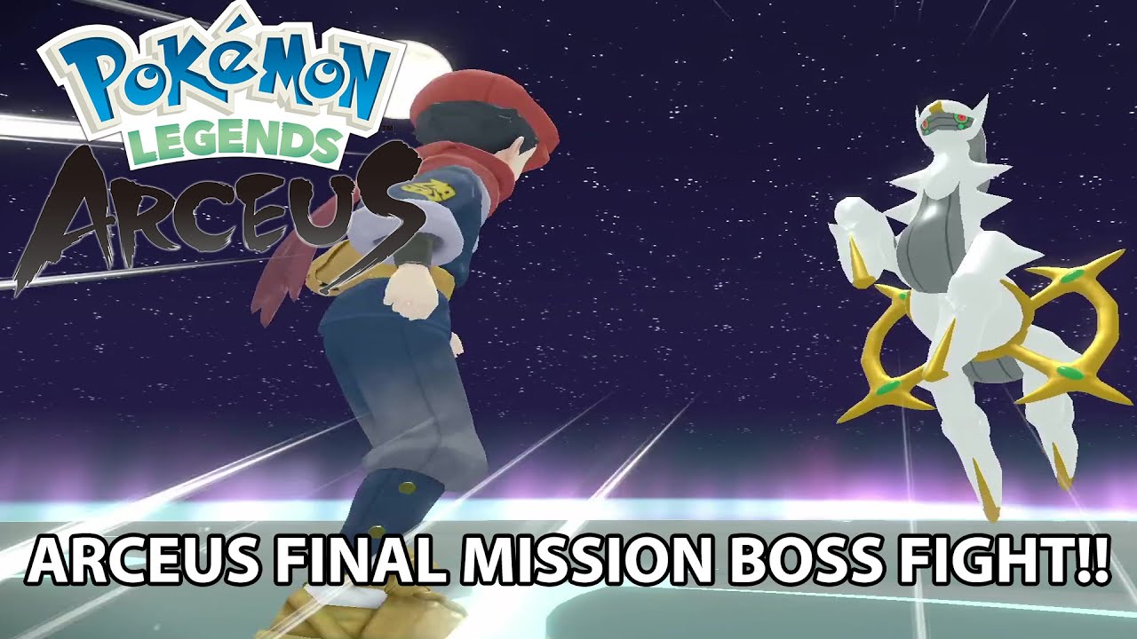 Arceus Final Mission Boss Fight for Pokemon Legends Arceus - YouTube