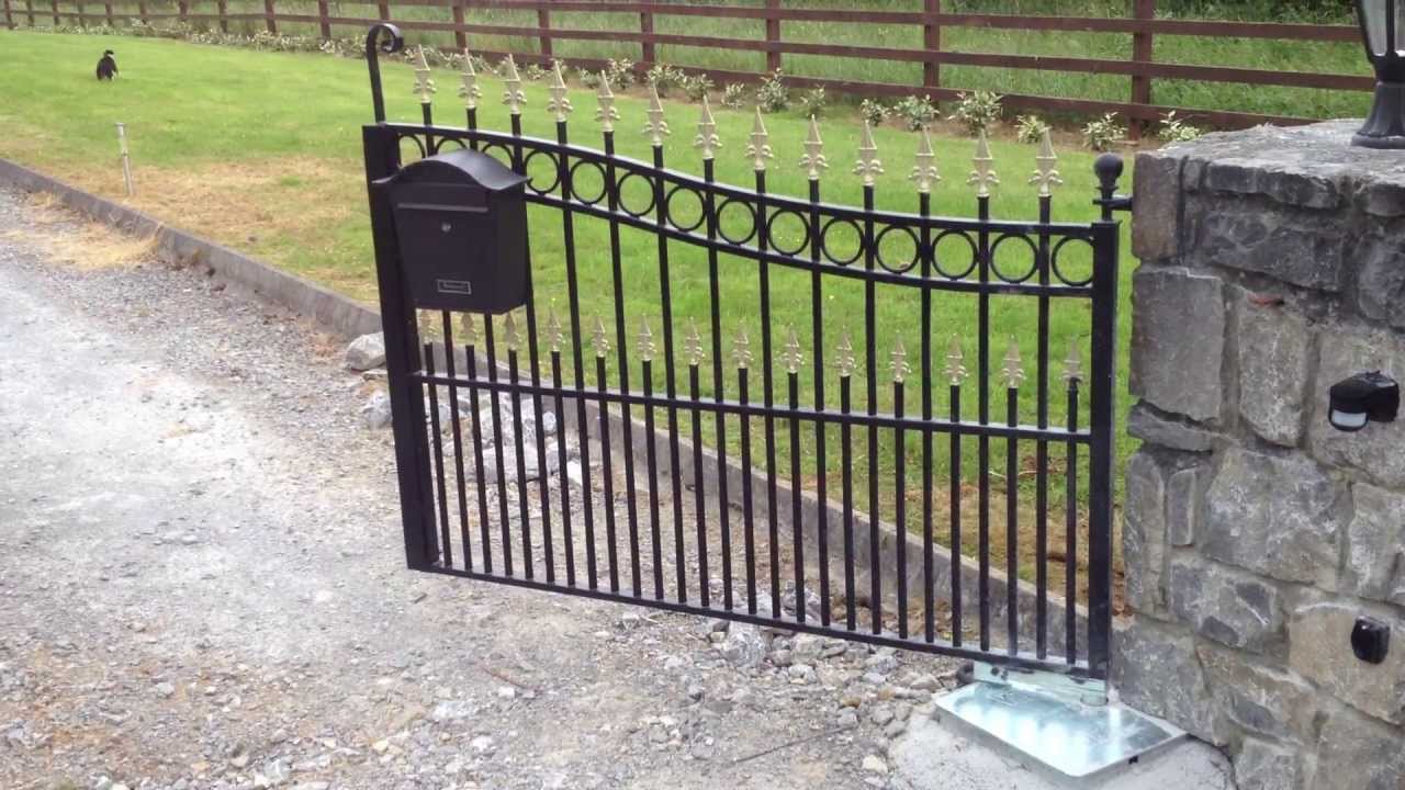 DEA Gate Automation System soft stop in action by www.GalwayGates.com ...