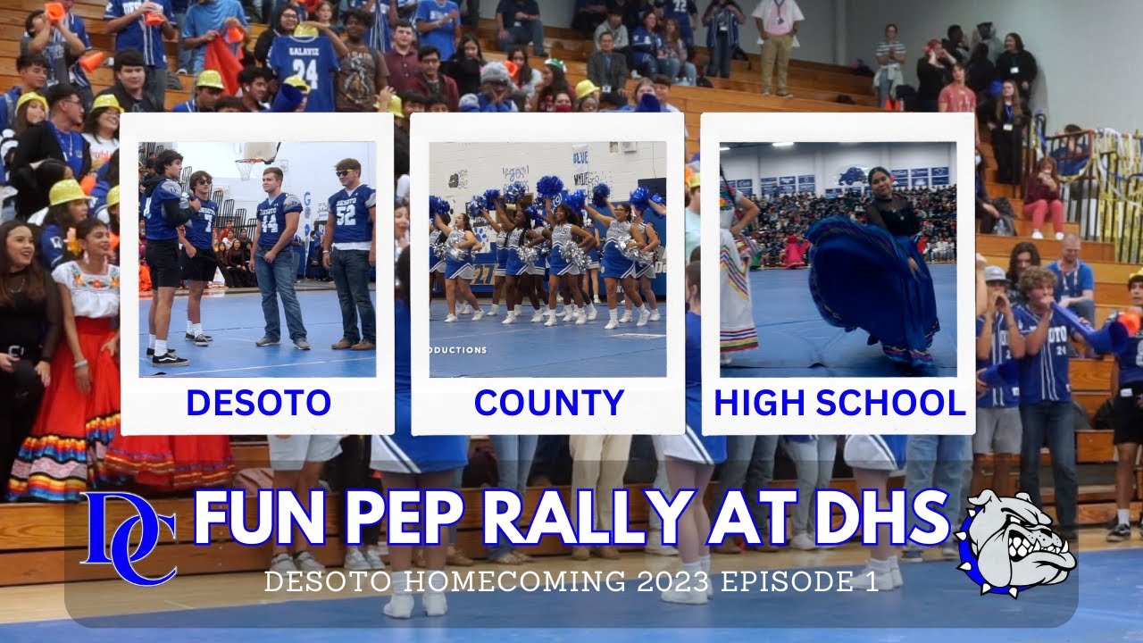 FUN PEP RALLY AT DHS: DESOTO HOMECOMING 2023 EPISODE 1 - YouTube