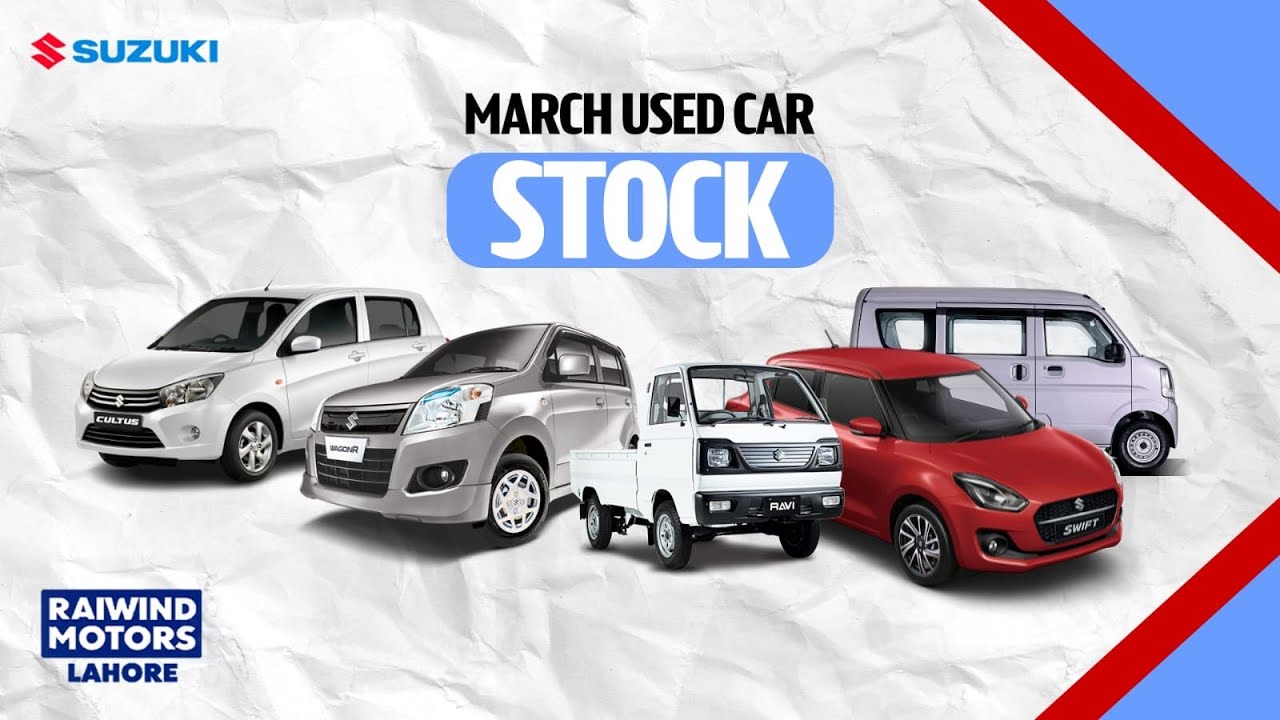 Certified Used Car Stock - March 2025 | Raiwind Motors - YouTube