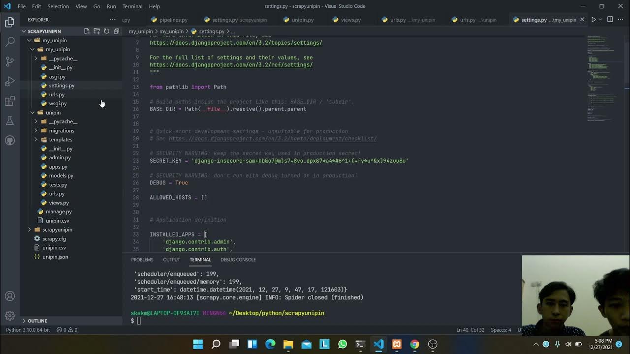 Penjelasan Source Code UAS Pemrograman Jaringan - YouTube