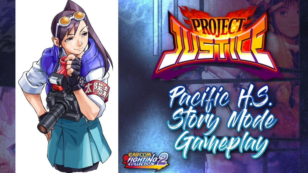 Capcom Fighting Collection 2: Project Justice Pacific H.S. Story Mode ...