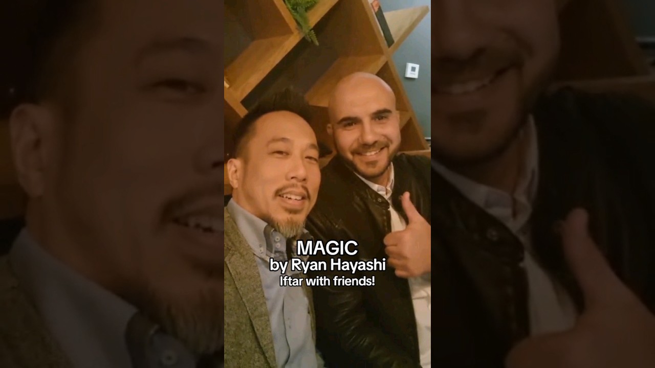 Iftar with friends! MAGIC by Ryan Hayashi #iftar #friends #magic #shorts #card #tricks #magician ...
