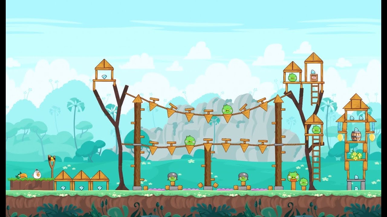Angry Birds Level Background