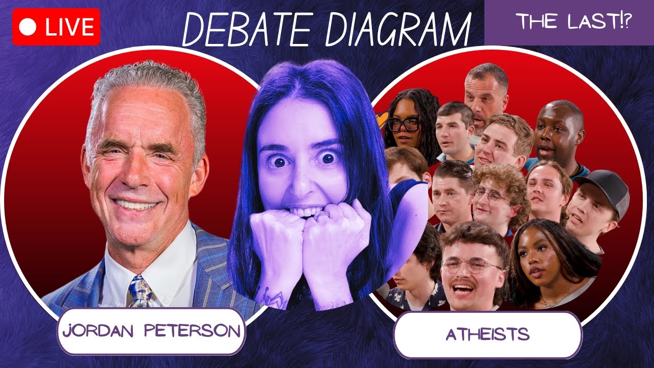 Debate Diagram: #JordanPeterson vs Atheists - Live Diagram Session ...