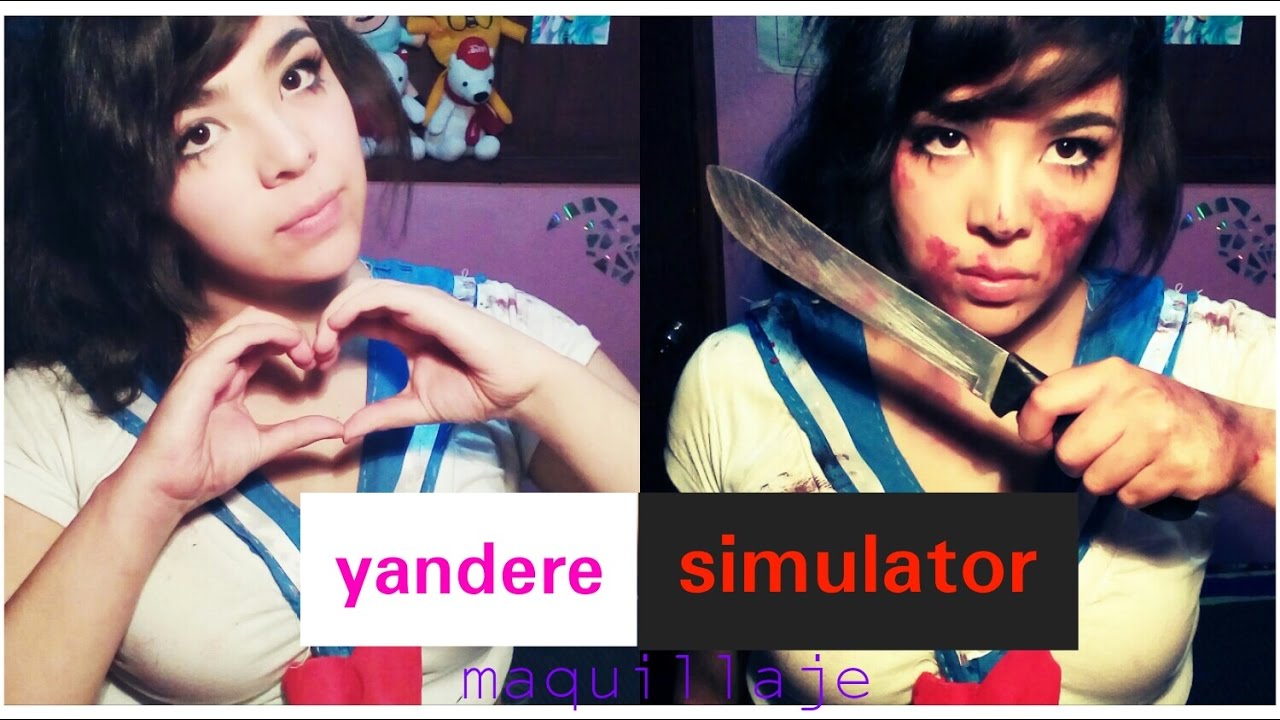 💝YANDERE SIMULATOR💝 .tutorial makeup - YouTube