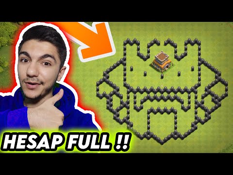 KÖY BİNASI 8 HESABIMIZI FULLEDİK !! (Sonunda Bitti) - Clash Of Clans