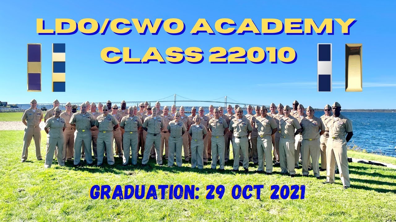 NAVY LDO/CWO Academy Graduation | Class 22010 - YouTube