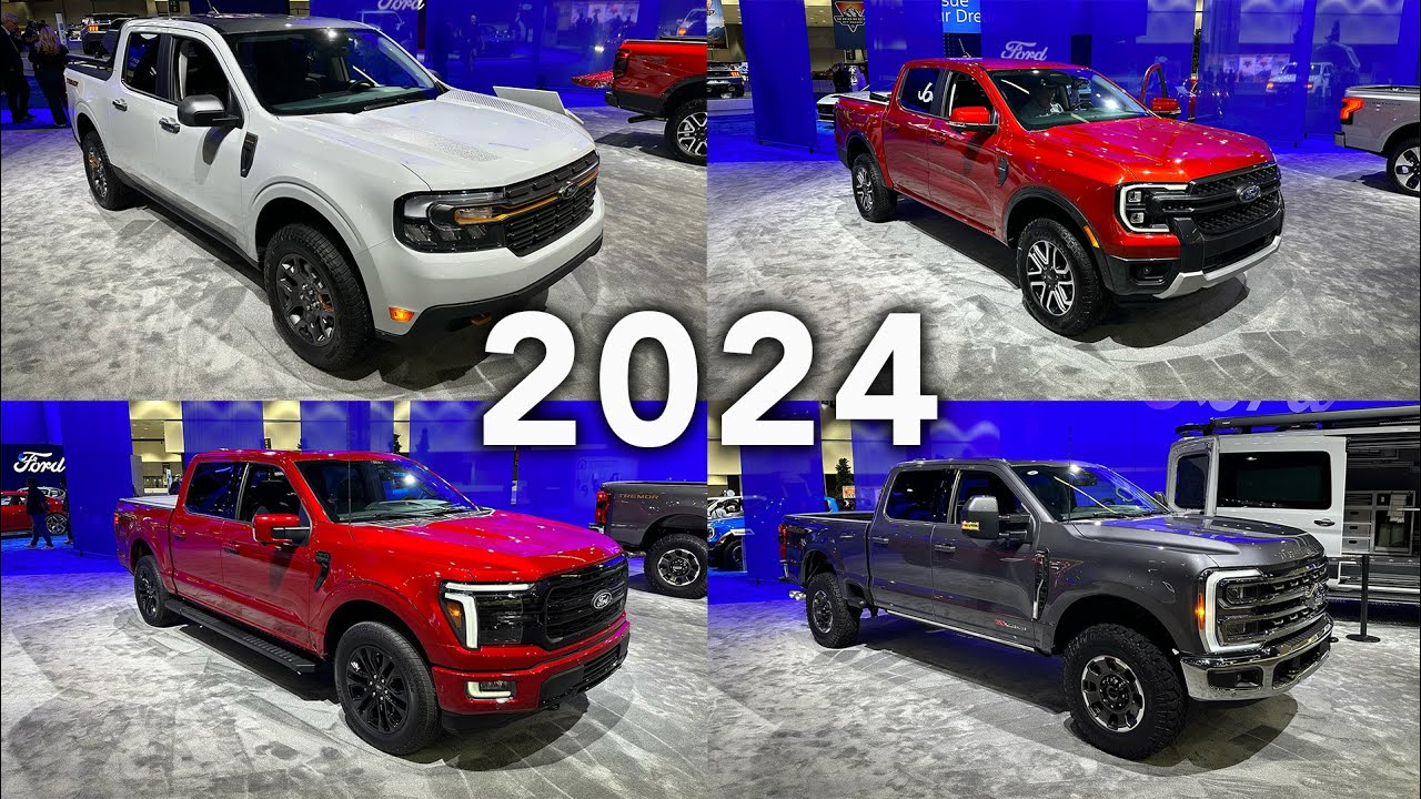 Every 2024 Ford Truck Model in One Place (LA Auto Show!) - YouTube