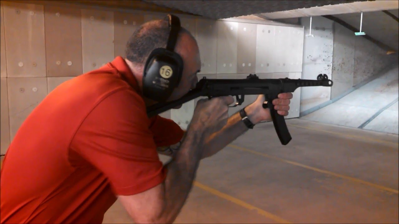 PPS43 Full Auto Sub Machine Gun 9mm - YouTube