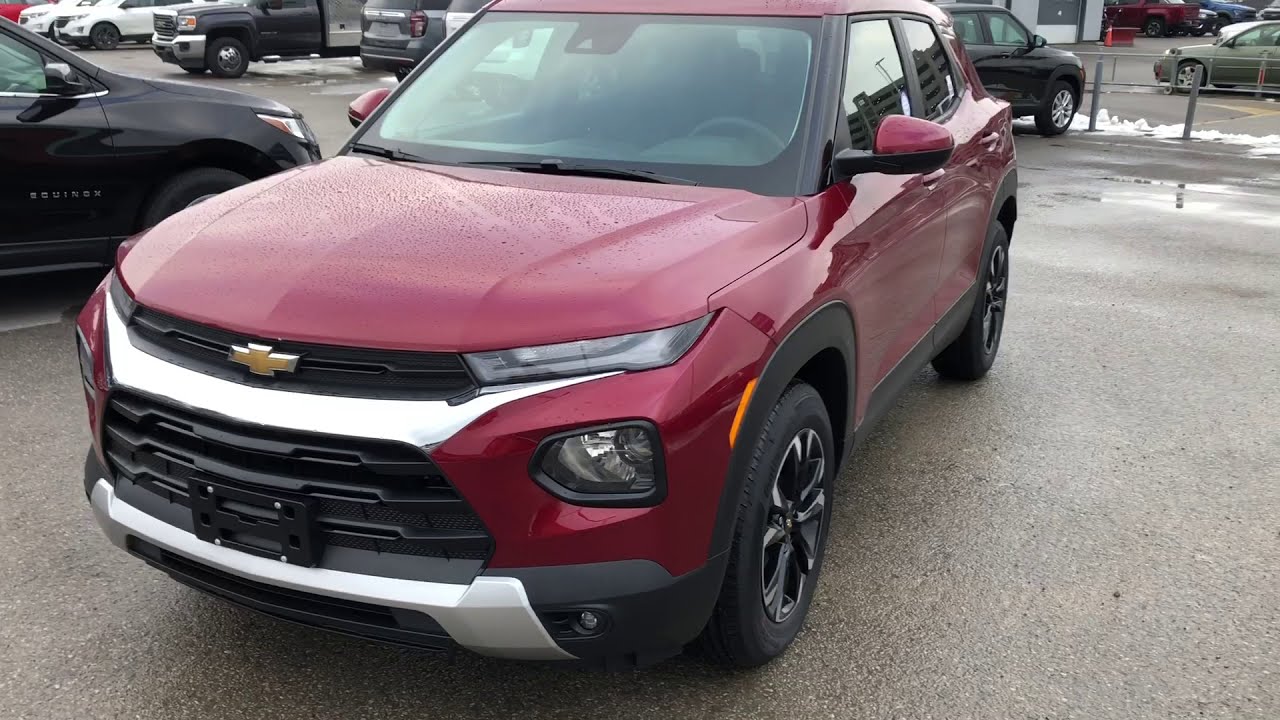 2021 Chevrolet Trailblazer in Scarlet Red! Sunroof & Hands-Free ...