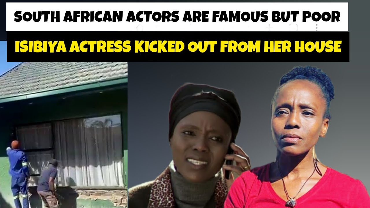 Isibiya Actress kicked out of her house | Gcina mkhize - YouTube