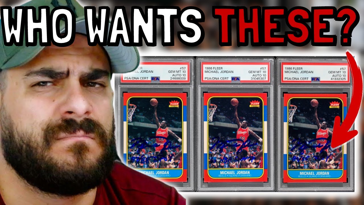 Who actually wants these Jordan 86 Fleer Rookie Cards? 🚨 - YouTube