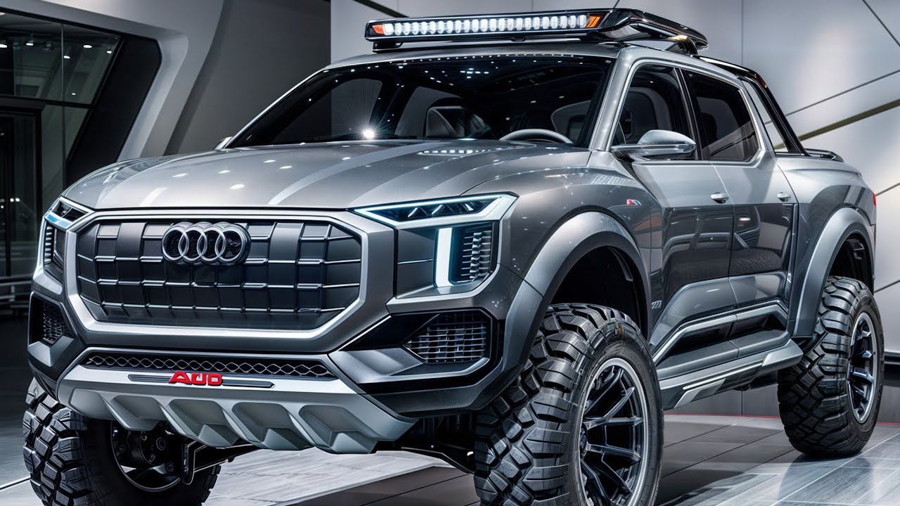 Audi Unveils Futuristic Pickup Truck at Auto Sh - YouTube