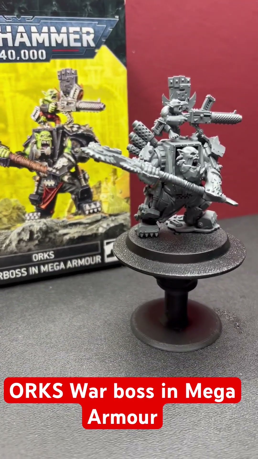 ORKS War boss in Mega Armour - YouTube