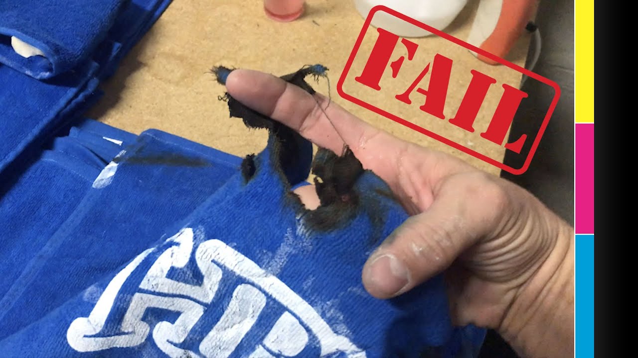 Screen Printing T-Shirt Mistakes (and how to avoid them) - YouTube