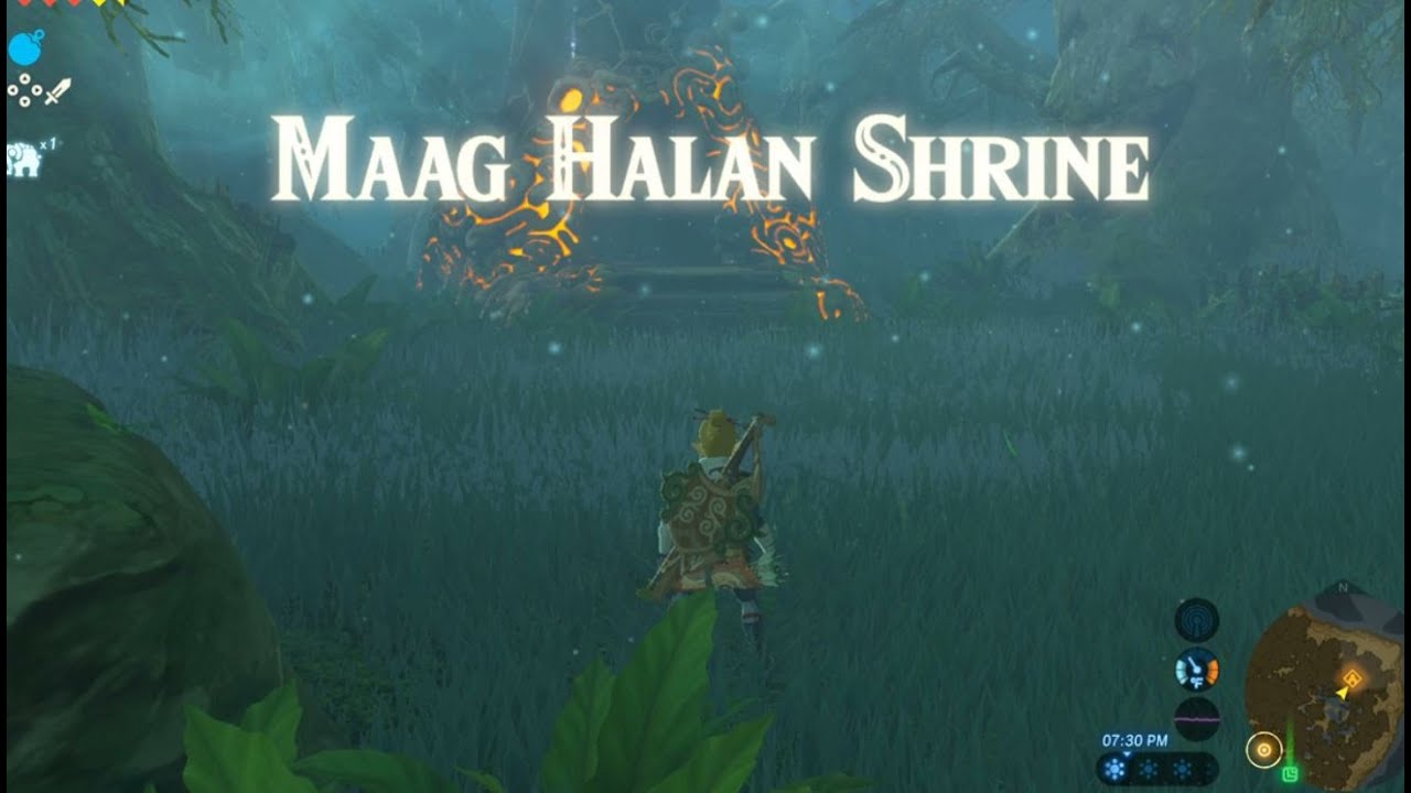 Maag Halan Shrine | Lost Woods | Zelda BOTW - YouTube