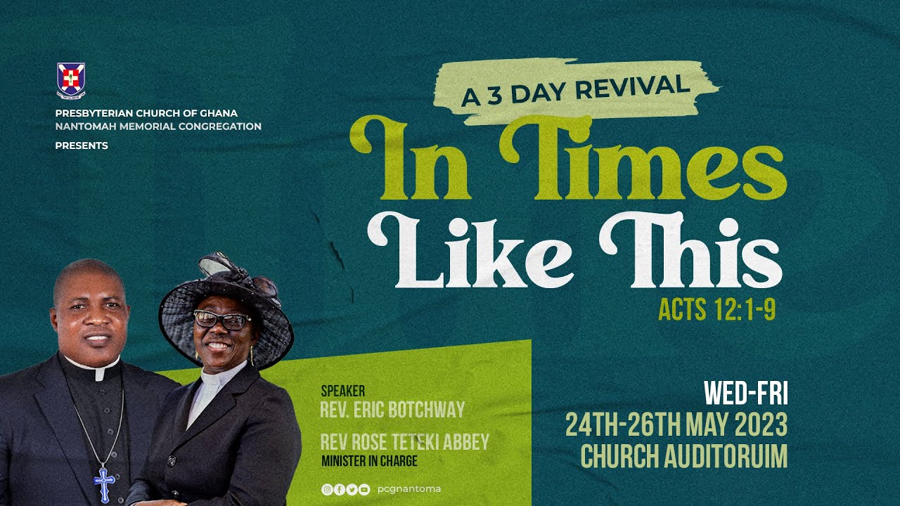 In Times like this with Rev. Eric Botchway || DAY 3 - YouTube