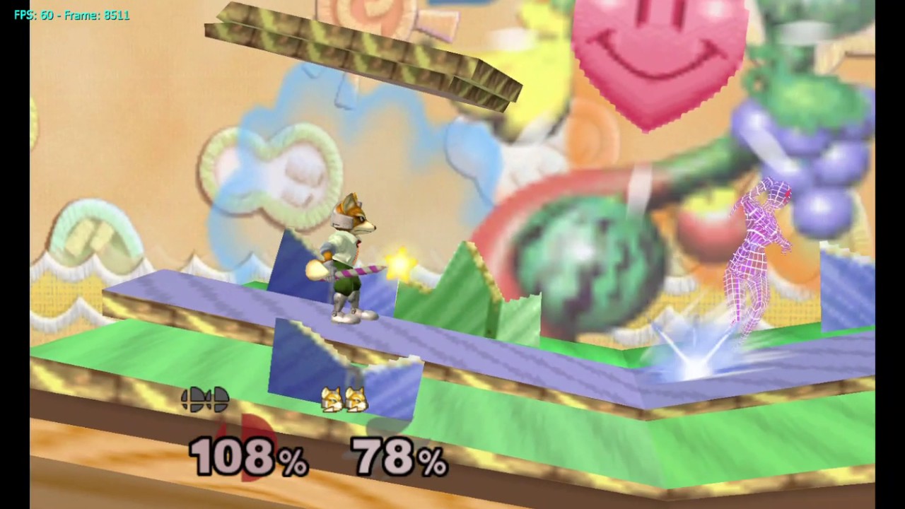 girl wireframe mod (ssbm)(NO COMMENTRY) - YouTube