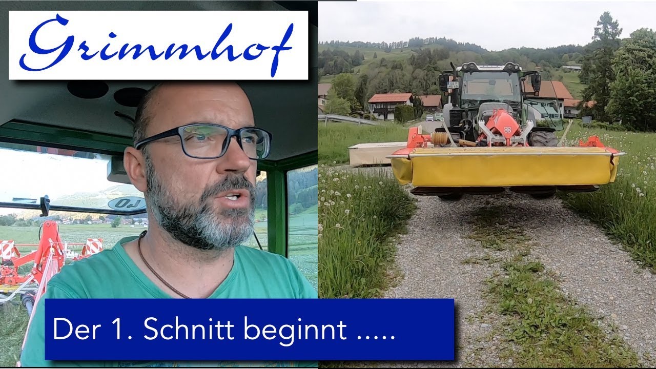 FarmVLOG#15 -Endlich beginnt auch bei uns der 1.Schnitt - YouTube