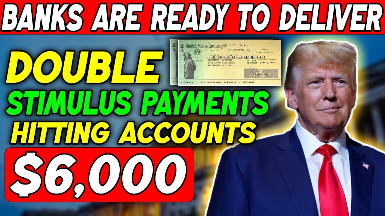 Banks Ready To Deliver! $6,000 Double Stimulus Package Approved & IRS ...
