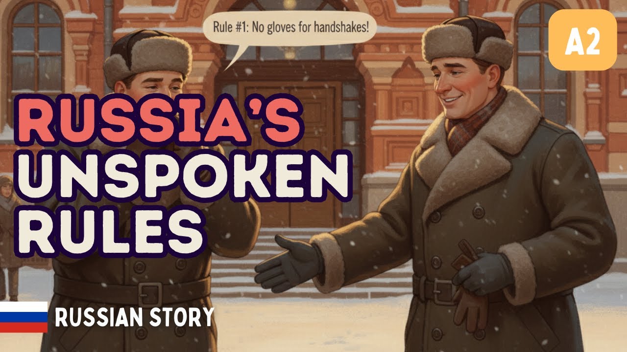 Russia’s Unspoken Rules | Story for learning Russian (A2)🇷🇺 - YouTube