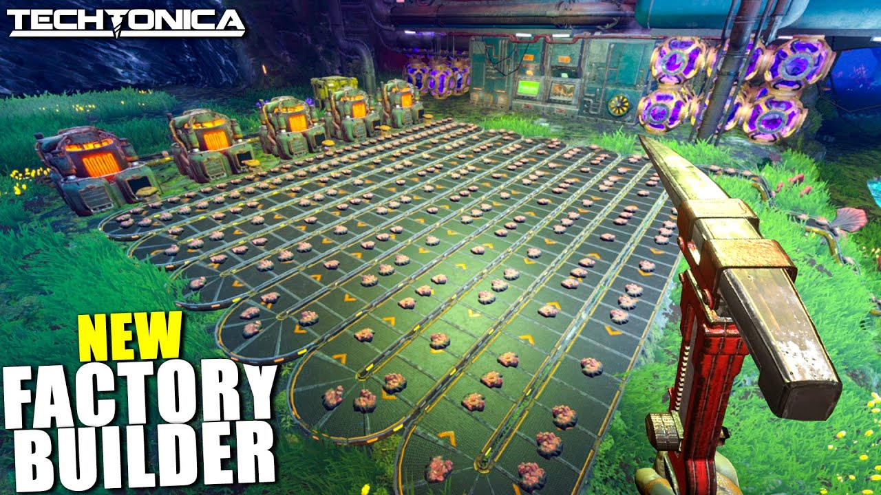 FIRST LOOK at an UNDERGROUND FACTORY BUILDING GAME! | Techtonica - YouTube