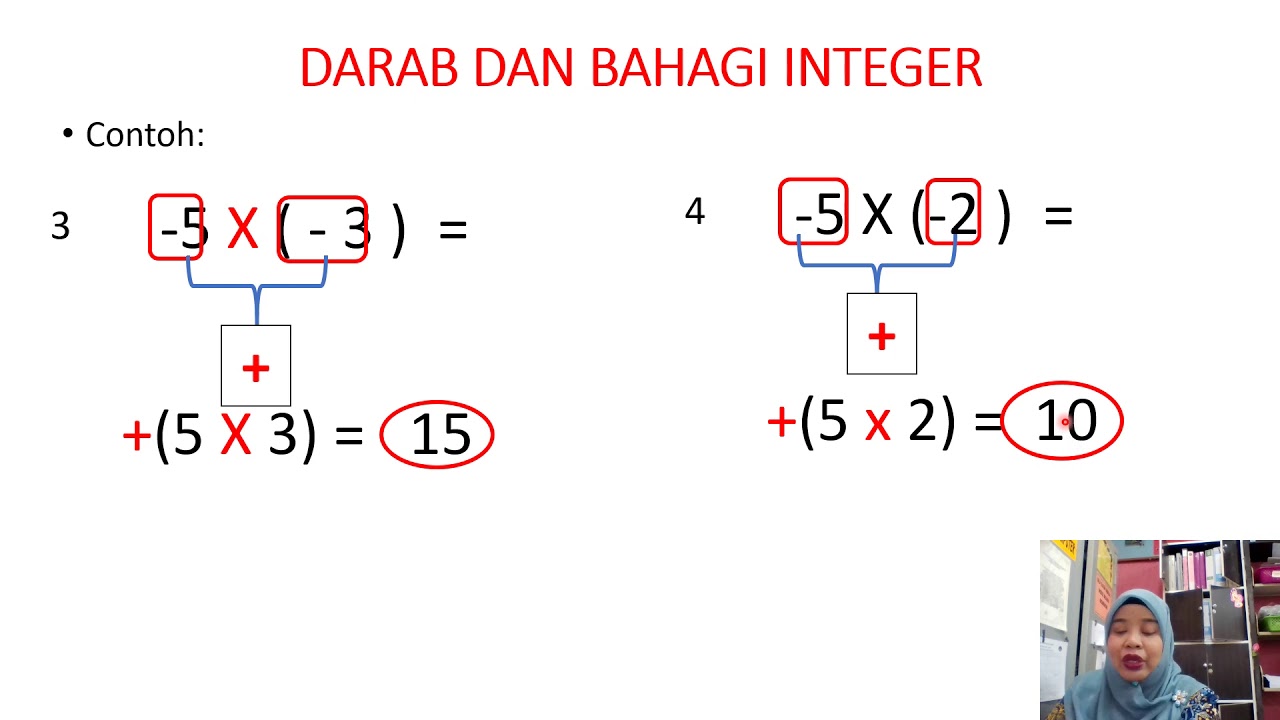 Bab 1 : NOMBOR NISBAH ( PENDARABAN DAN PEMBAHAGIAN INTEGER) - YouTube