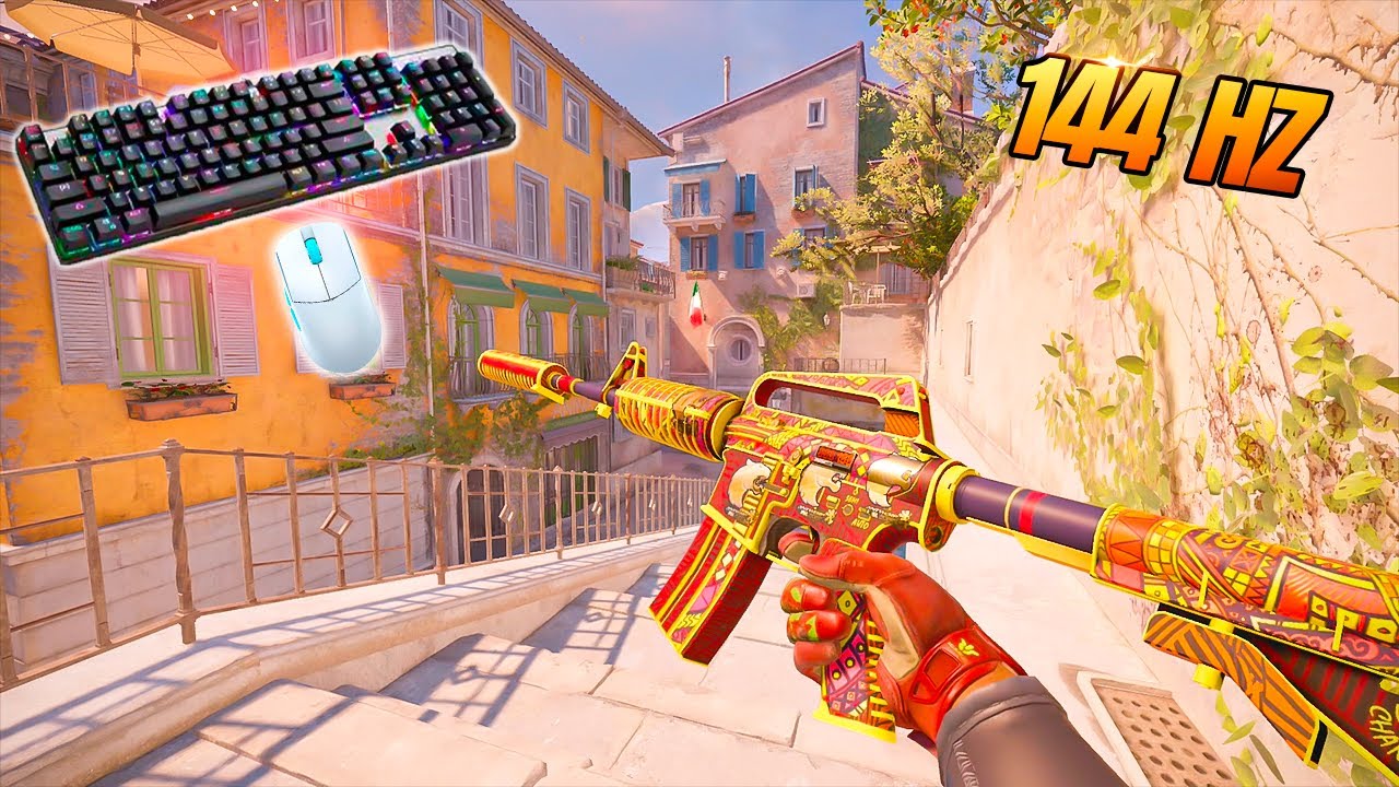 M4A1-S | Chantico's Fire & Relaxing Keyboard and Mouse Sounds 😴 144 Hz ...